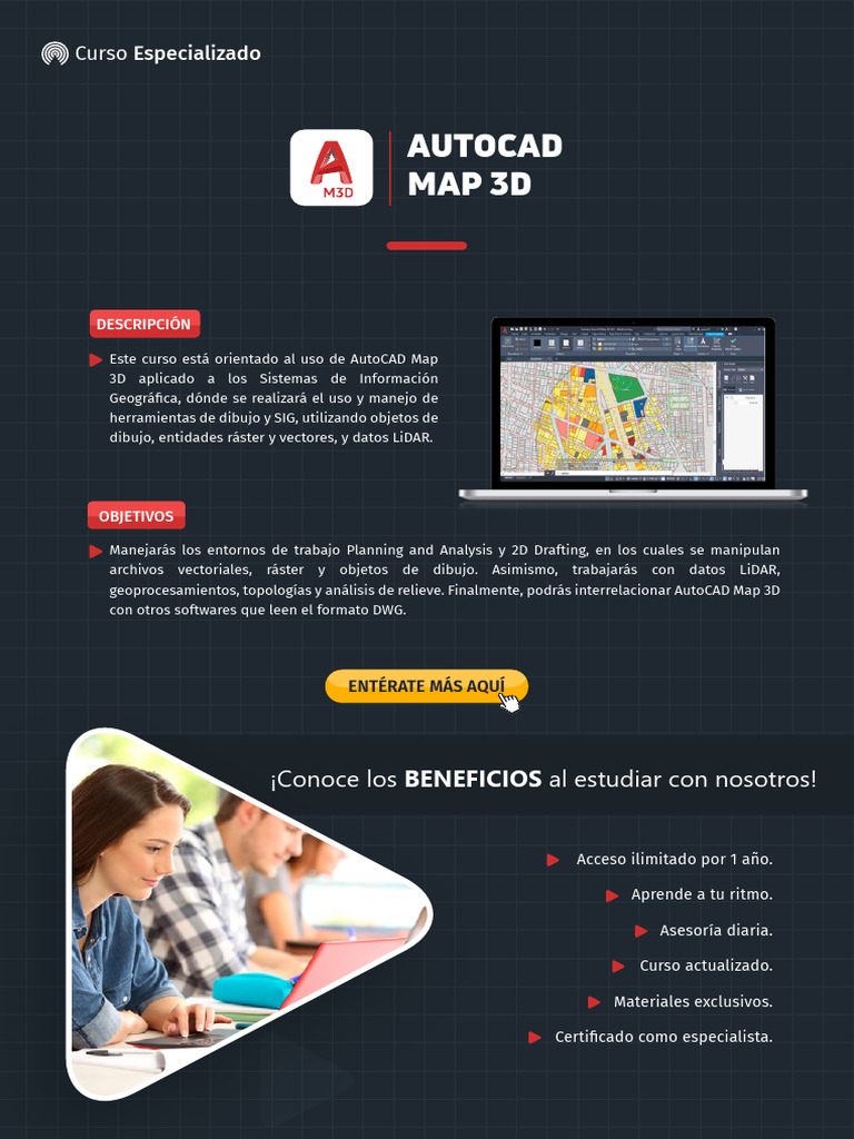 Curso de AutoCAD Map 3D Especializado | PDF | Cad automático | Informática