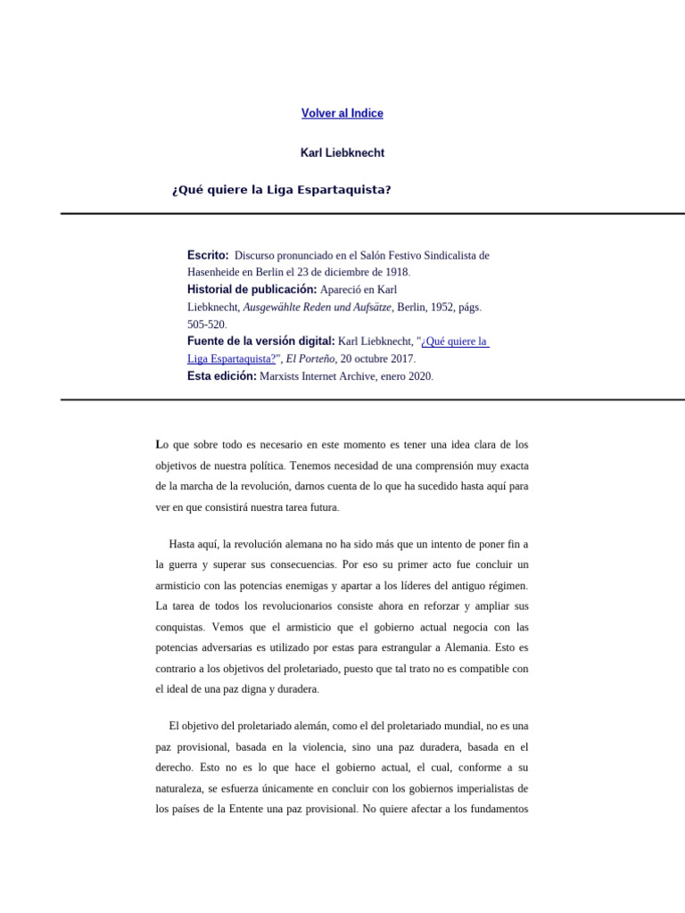 Volver Al Indice | PDF | Socialismo | Democracia