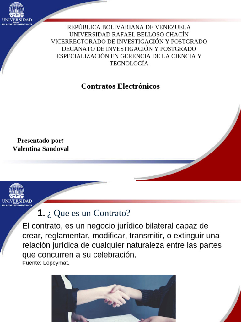 Exposicion de Contratos Electronicos | PDF
