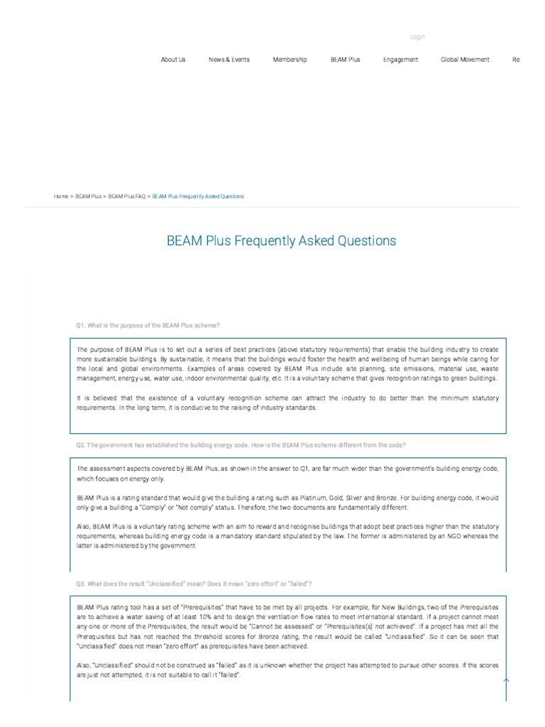 BEAM Plus: Enhancing Sustainable Building | PDF | Green Building ...