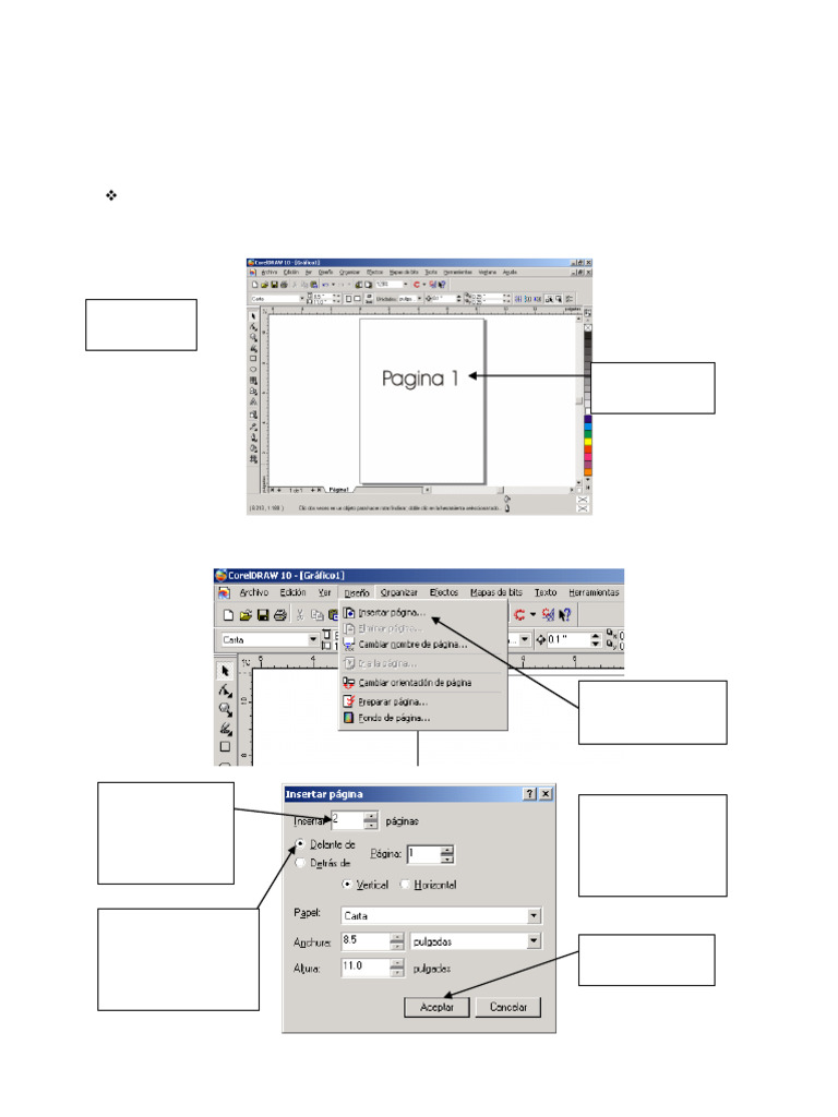 Capitulo8 Insertar y Cambiar Diseño de Pag | PDF | Botón (Computación ...
