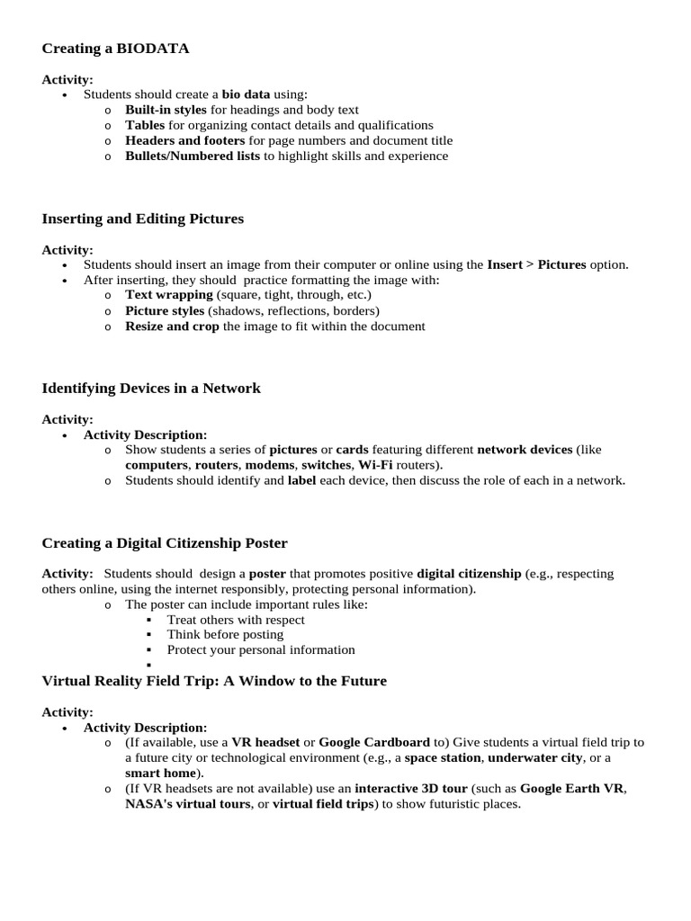 Engaging Student Activities Guide | PDF