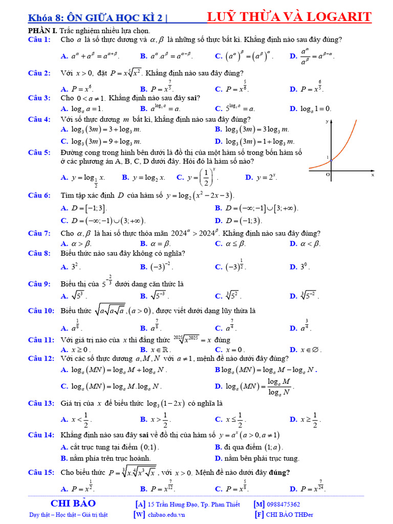 Ôn GHK2-Mũ-Loga | PDF
