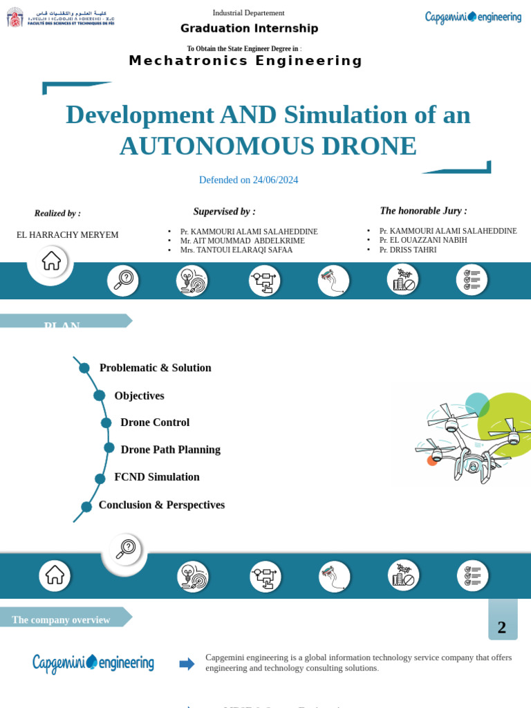 Autonomous Drone Development & Simulation | PDF | Control Theory | Deep ...