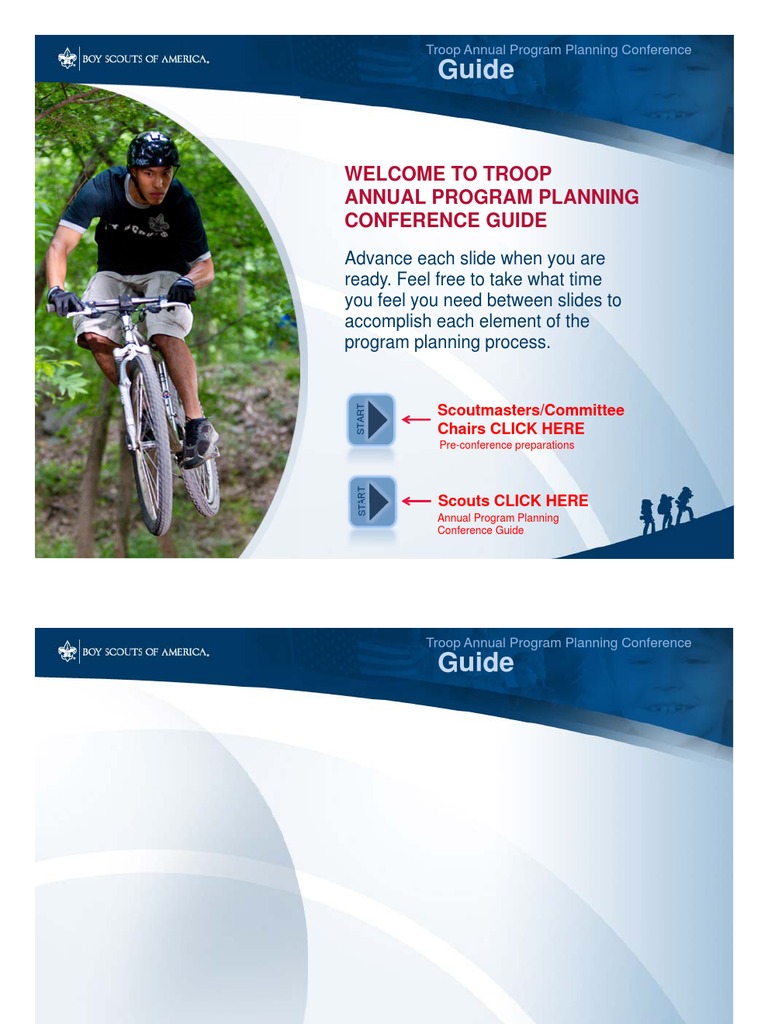 Troop Annual Program Planning Guide | PDF | Scouting | Youth Organizations