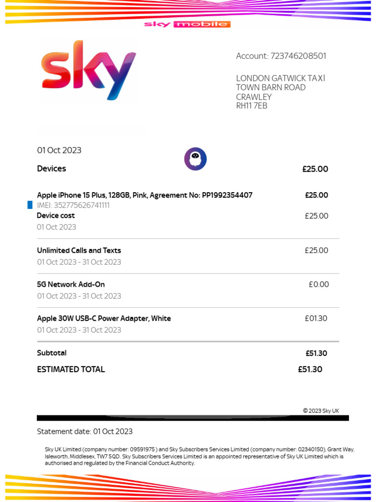 Ilide.info Sky Mobile Bill Sky Com 2 Pr 98c8ee75a3708f3dcd7f44caa90ecb6b | PDF | Service ...
