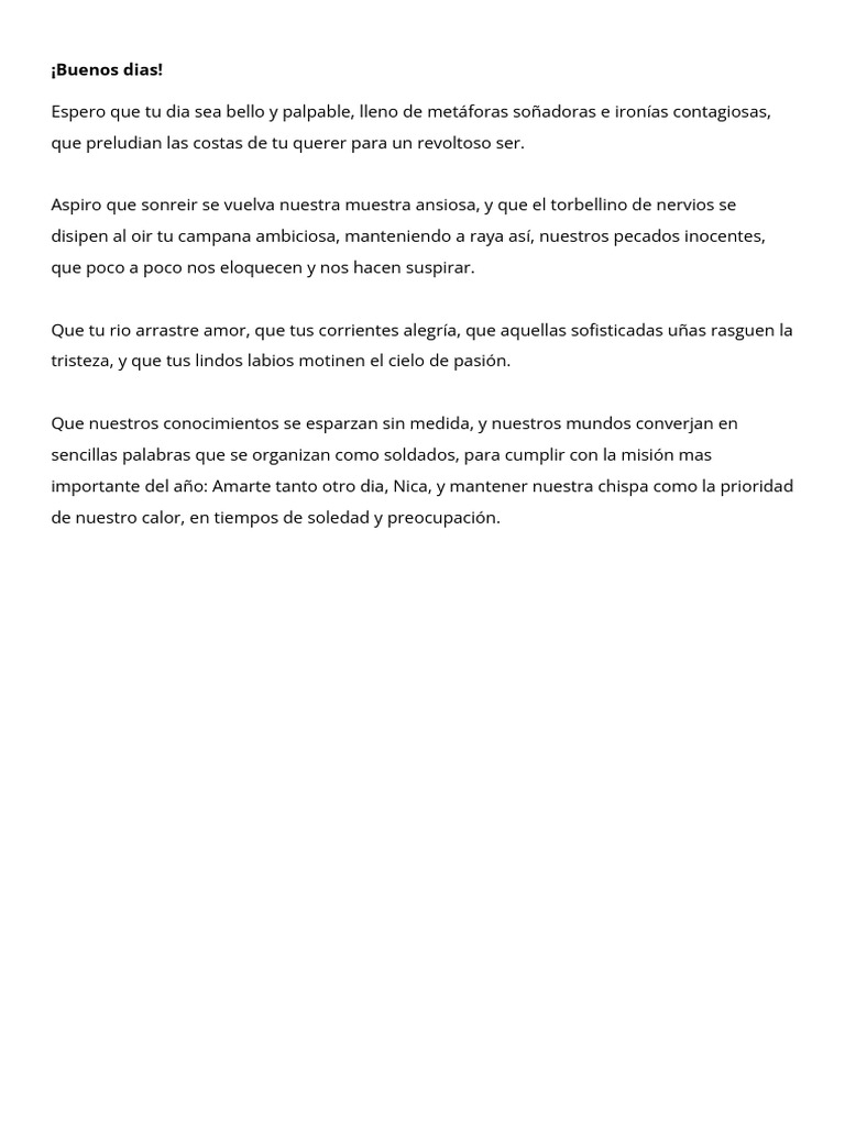 ¡Buenos Dias! | PDF