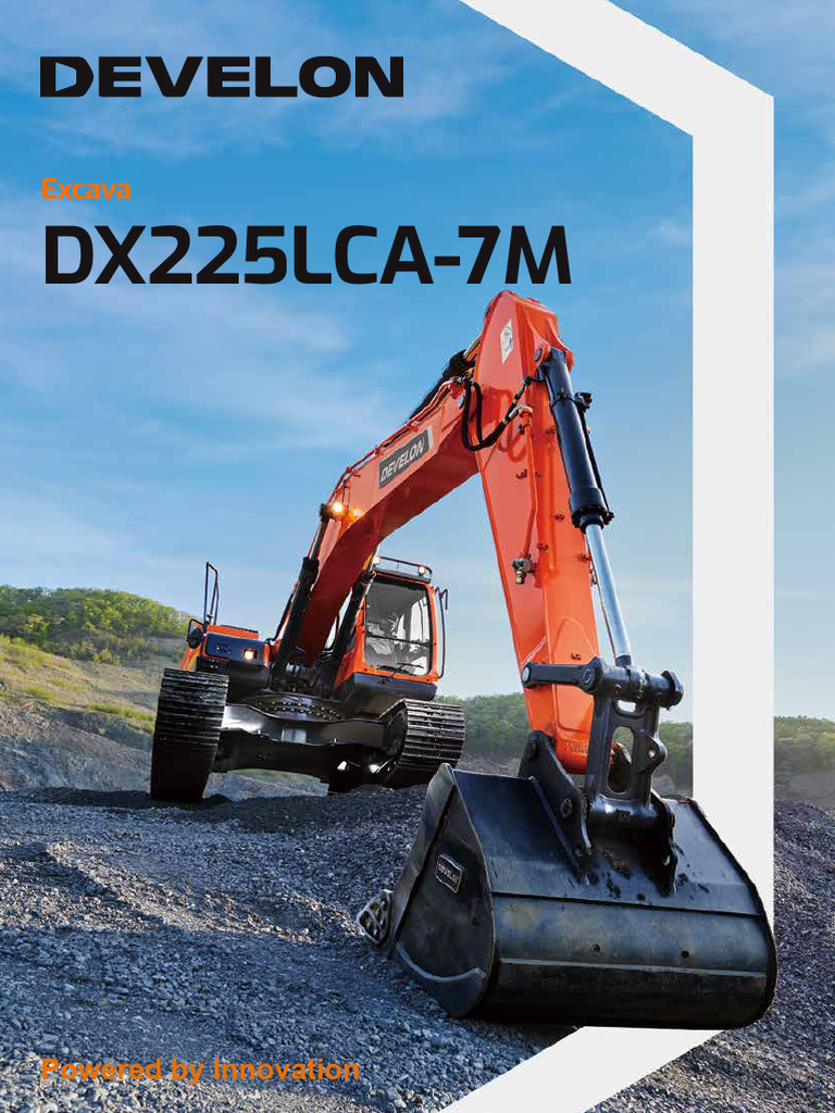 Excavadora Hidraulica Dx225lca-7m-Short | PDF | Tecnología de vehículos | Motores