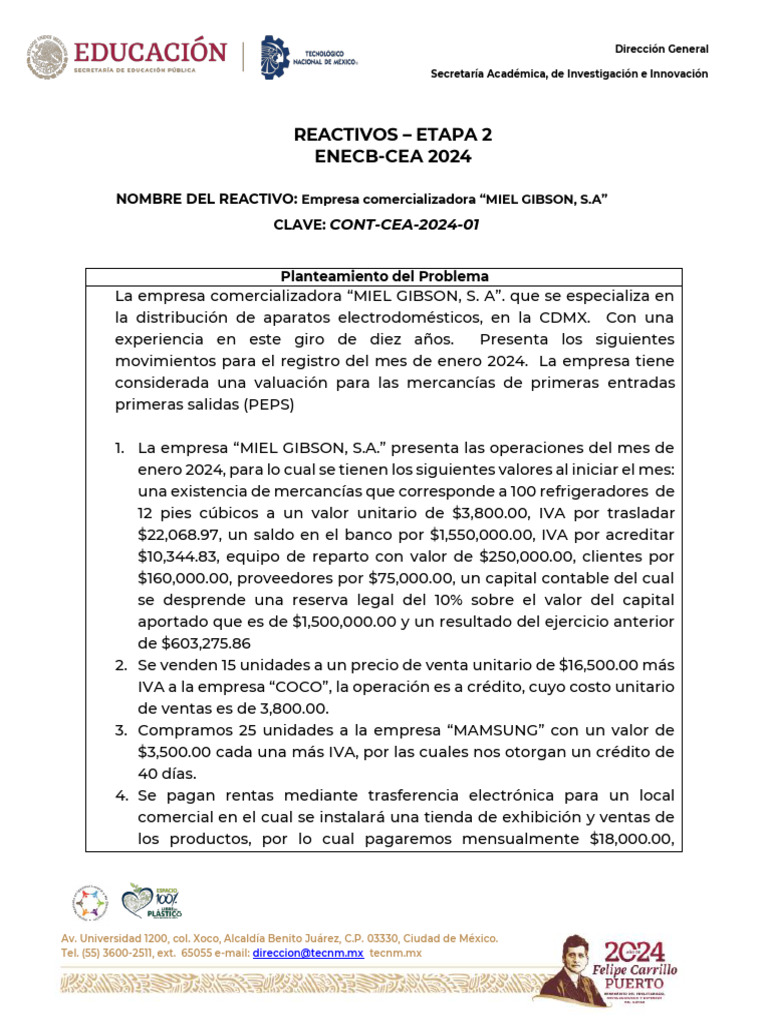 CONT-CEA-2024-01-Formato para El Estudiante | PDF | Negocios económicos ...