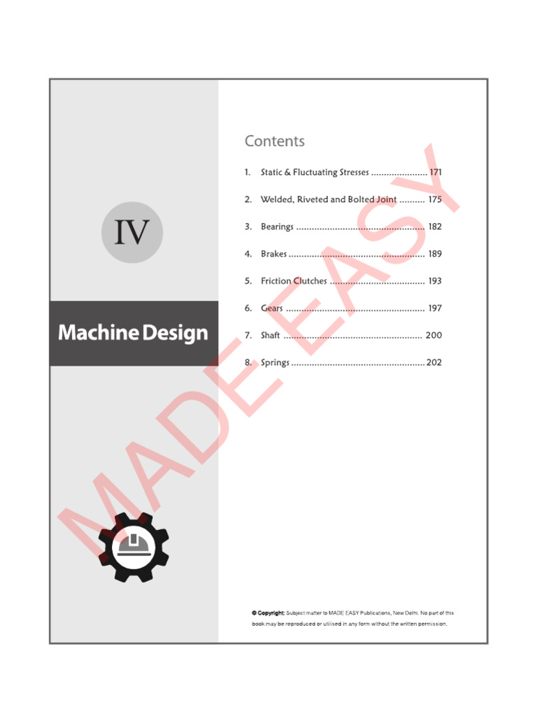 Machine Design Notes | PDF