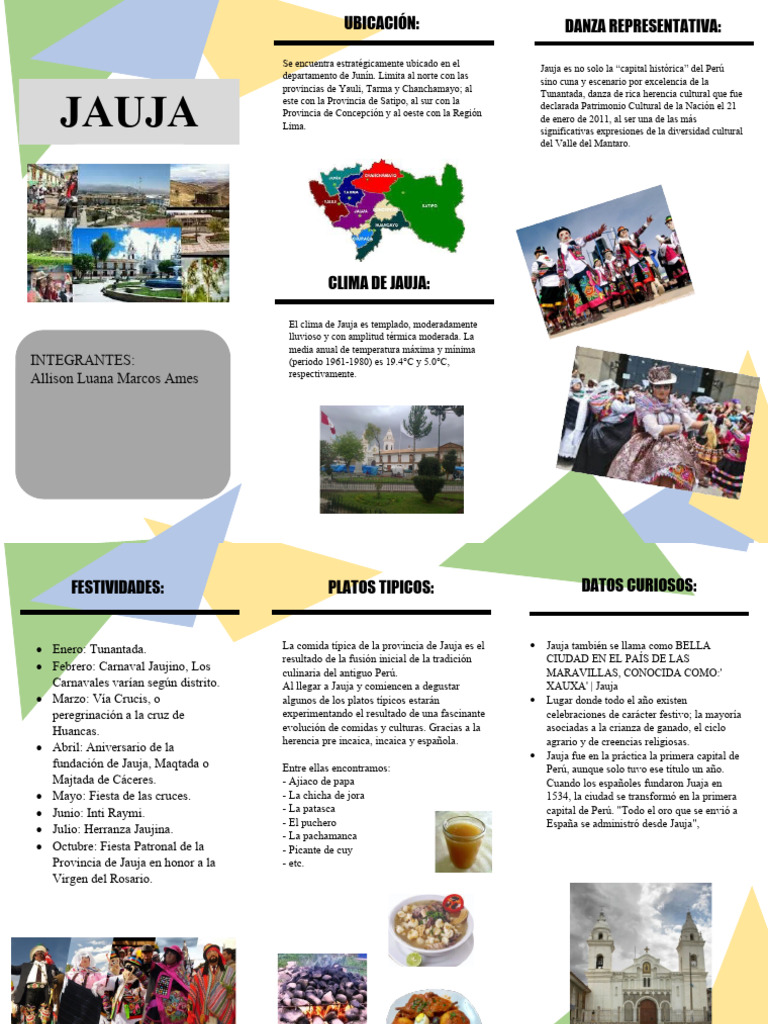 Jauja: Clima, Cultura y Tradiciones | PDF