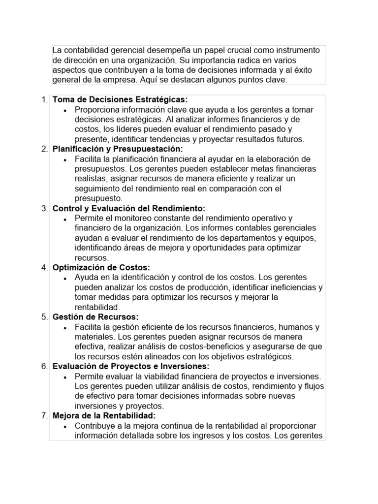 5Contabilidad gerencial | PDF | Presupuesto | Planificación