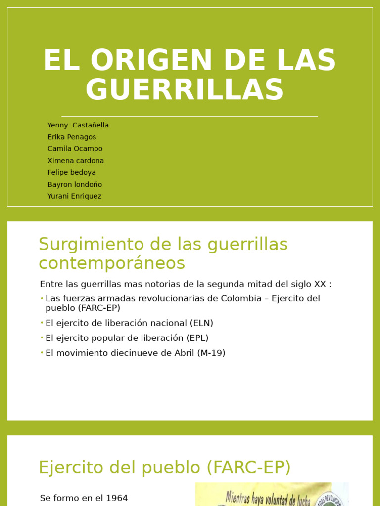 El Origen de Las Guerrillas | PDF