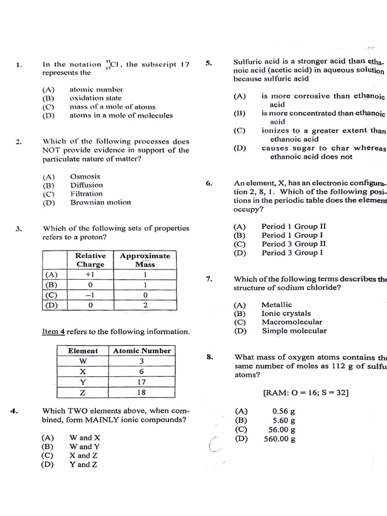 CSEC Jan 2024 - P1 | PDF