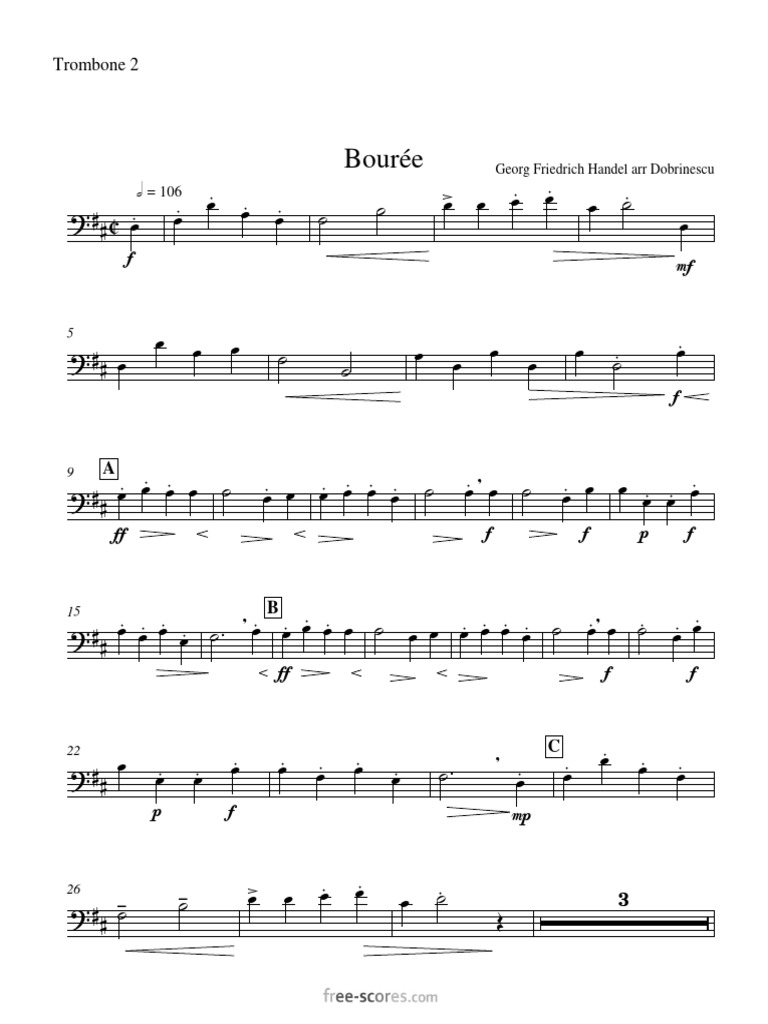 Haendel Georg Friedrich Water Music Suite Bouree Suita Bouree Timp ...