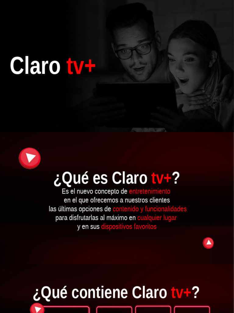Claro tv+: Todo sobre su oferta y funciones | PDF | Aplicación movil ...
