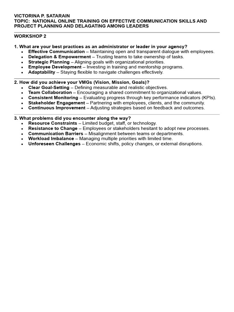 Effective Leadership Training Insights | PDF