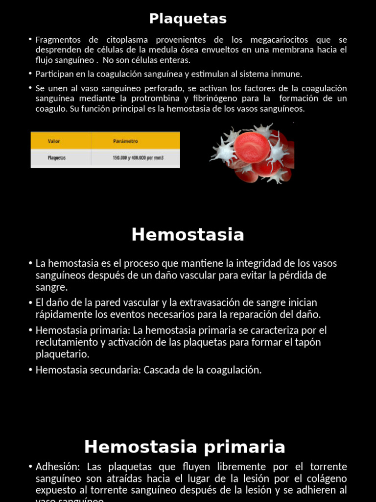Plaquetas | PDF