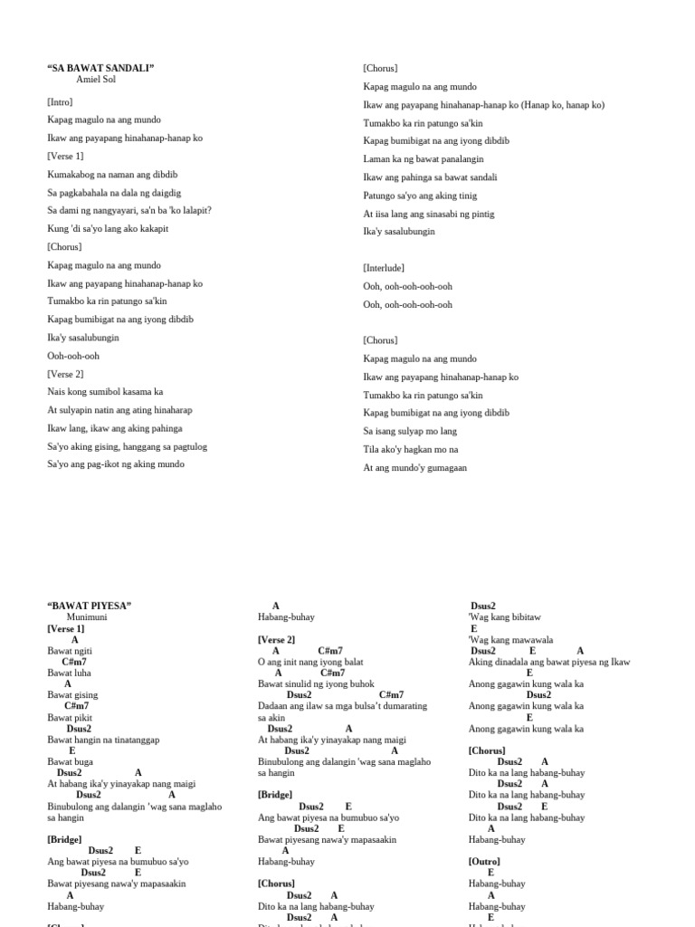 Sa Bawat Sandali | PDF
