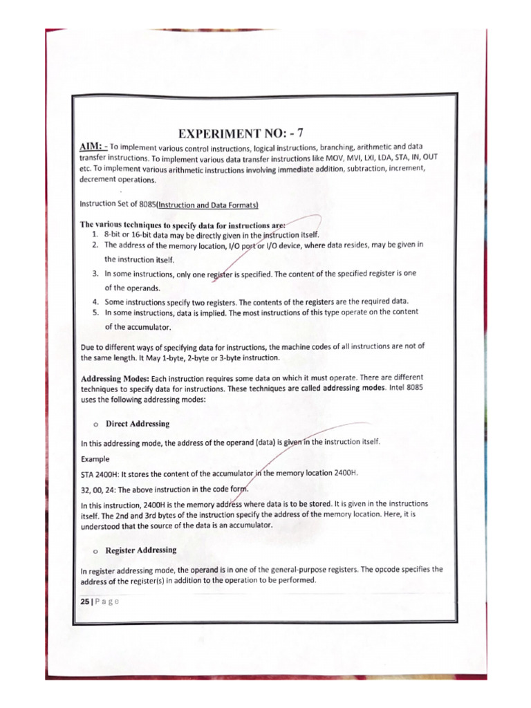 Experiment No - 7 | PDF