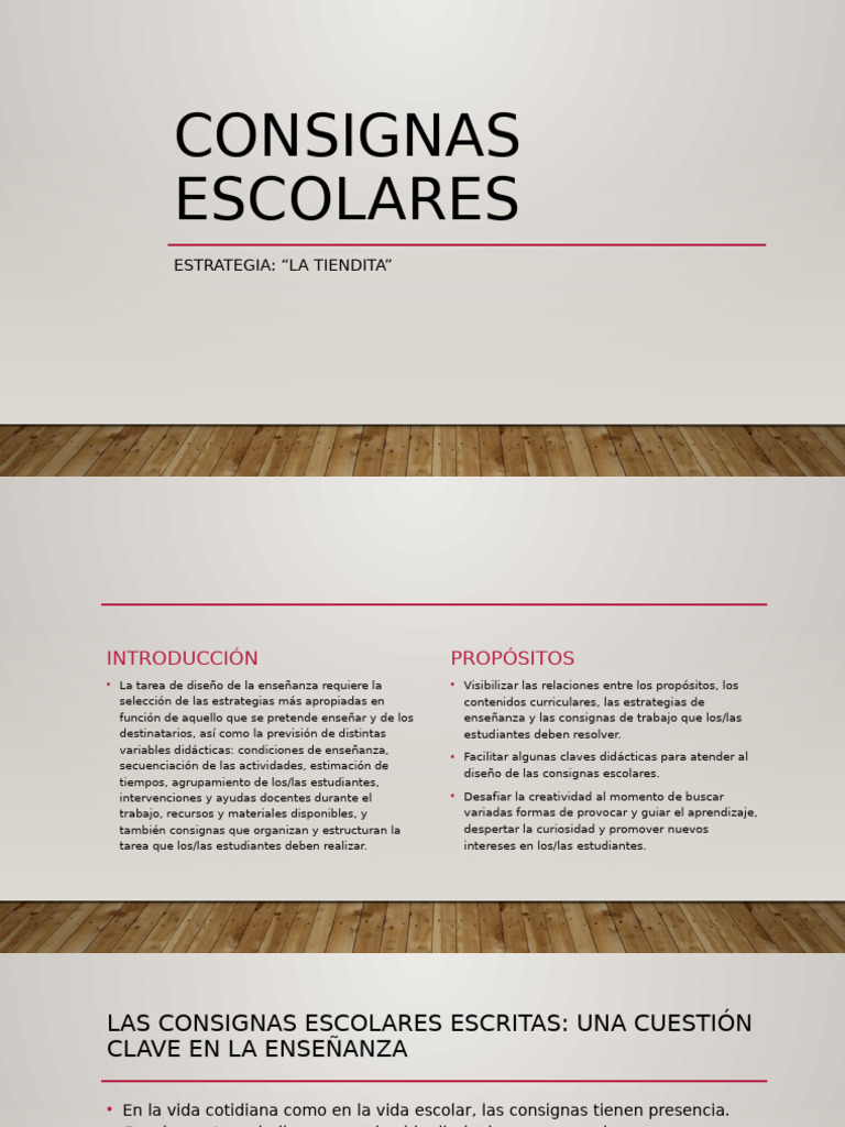 Claves para Diseñar Consignas Escolares | PDF | Enseñando | Aprendizaje