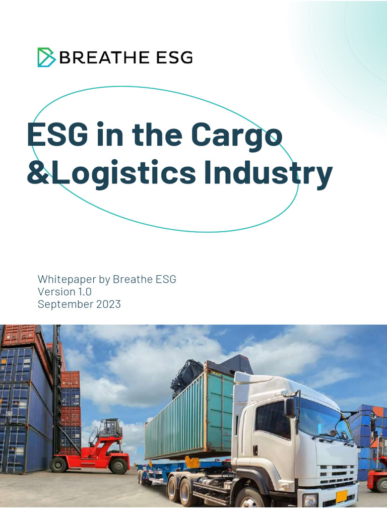 660be0c43b80ca842a98388b_ESG in the Cargo and Logistics Sector | PDF ...