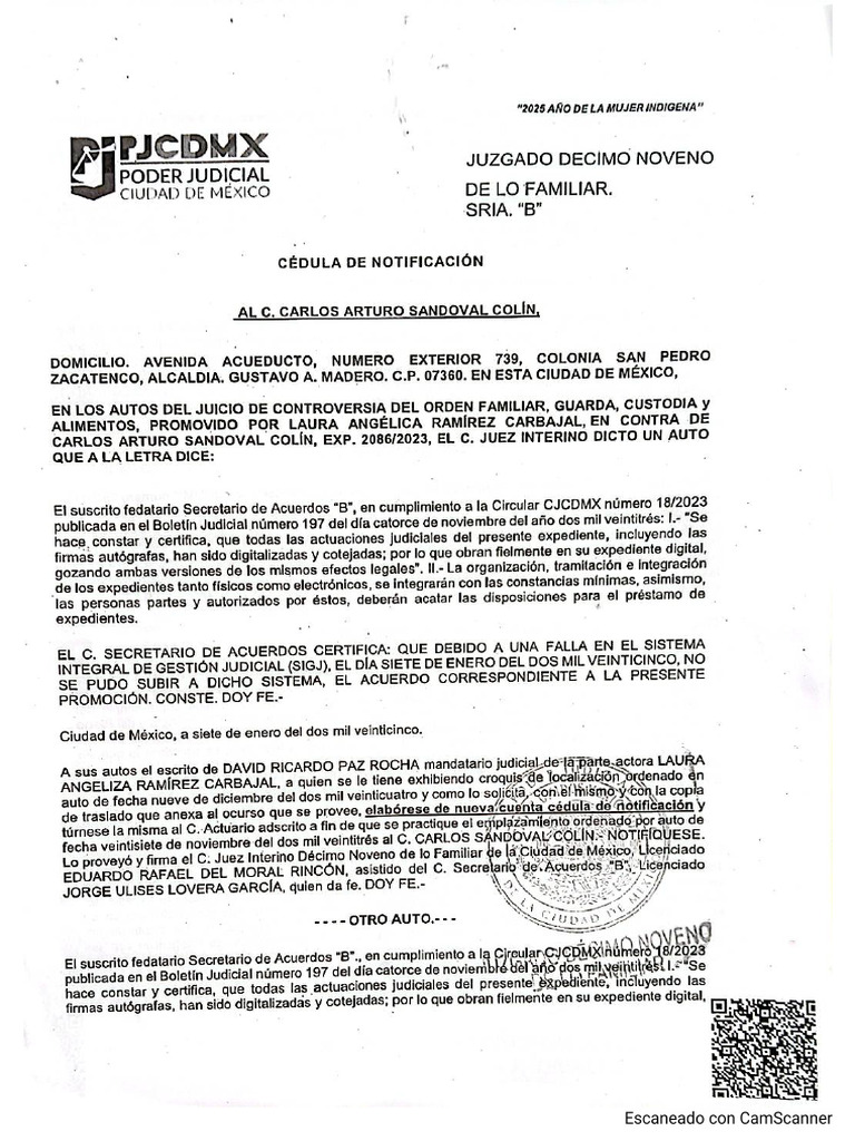 Demanda Guarda Custodia y Alimentos | PDF