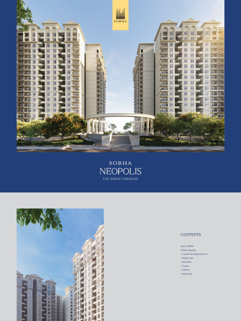 SOBHA Neopolis - Brochure (Web 29.09) | PDF | Architectural Elements | Architectural Design