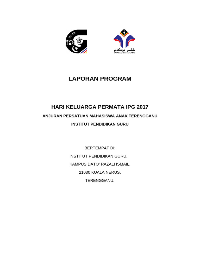 Laporan Program Family Day Permata Ipg 2017 | PDF