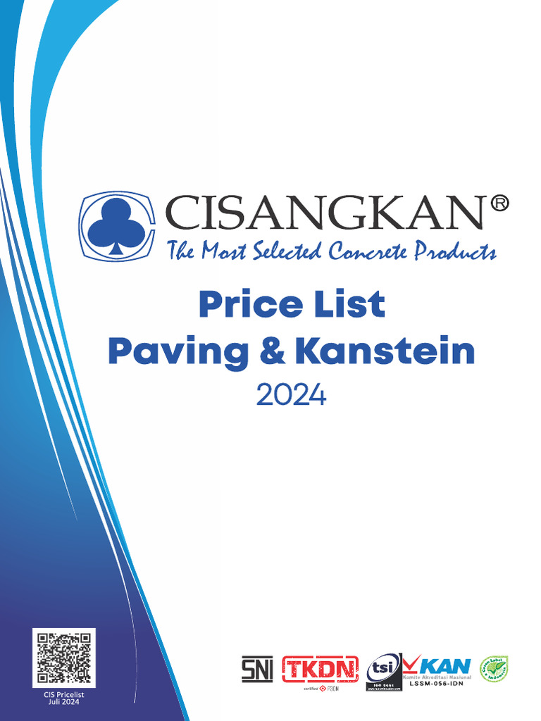 Pricelist Paving & Kanstein CIS Juli 2024 | PDF