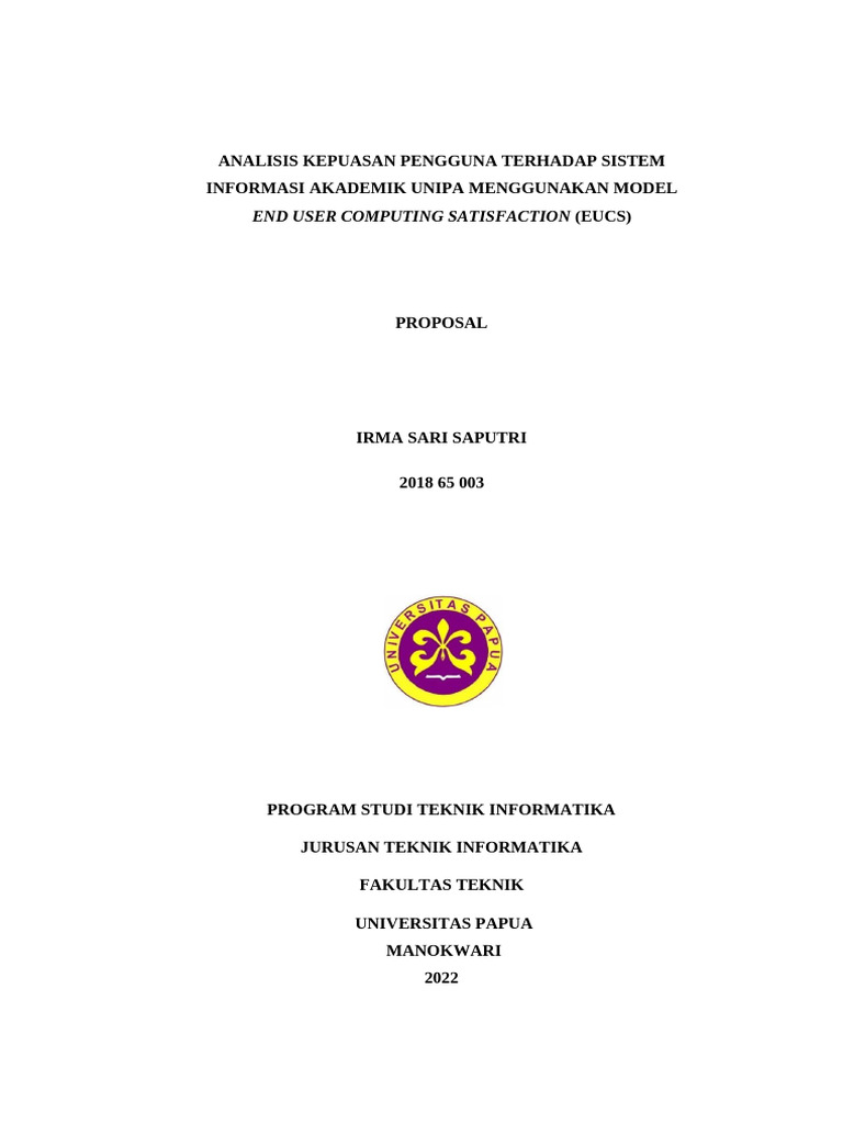 Proposal Skripsi | PDF