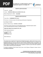 EA Licence Conditions Overview | PDF | License | Employment