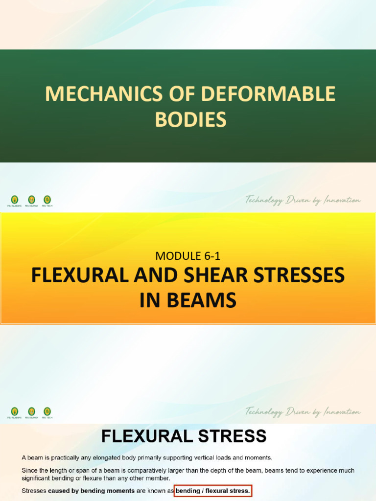 Module 6 - Stresses in Beams | PDF