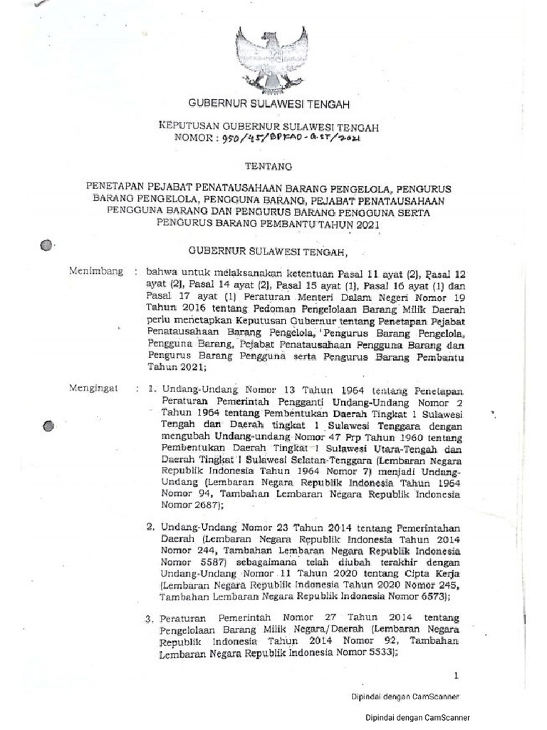 Dok SK Jabatan | PDF