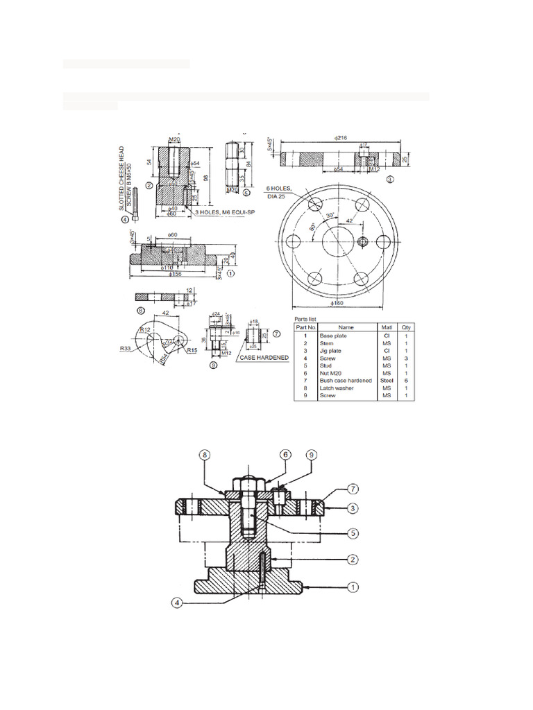 MEC 125 Computer Aided Drawing - Final | PDF