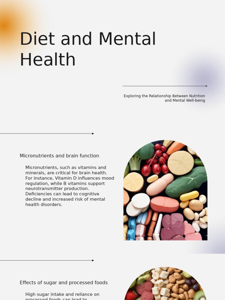Diet and Mental Health | PDF