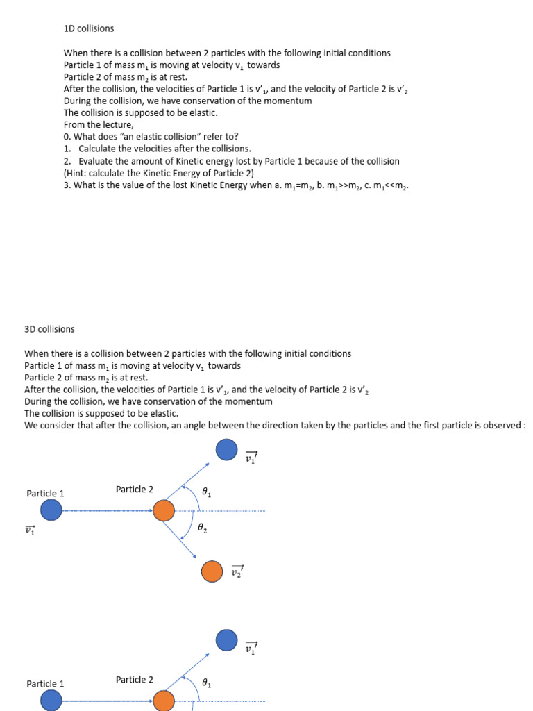 669 Collisions | PDF | Collision | Quantity