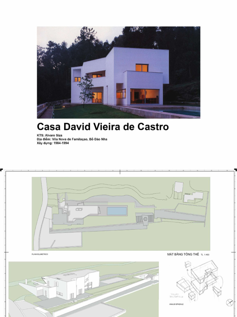 Casa David Vieira de Castro by Alvaro Siza - in A3 | PDF