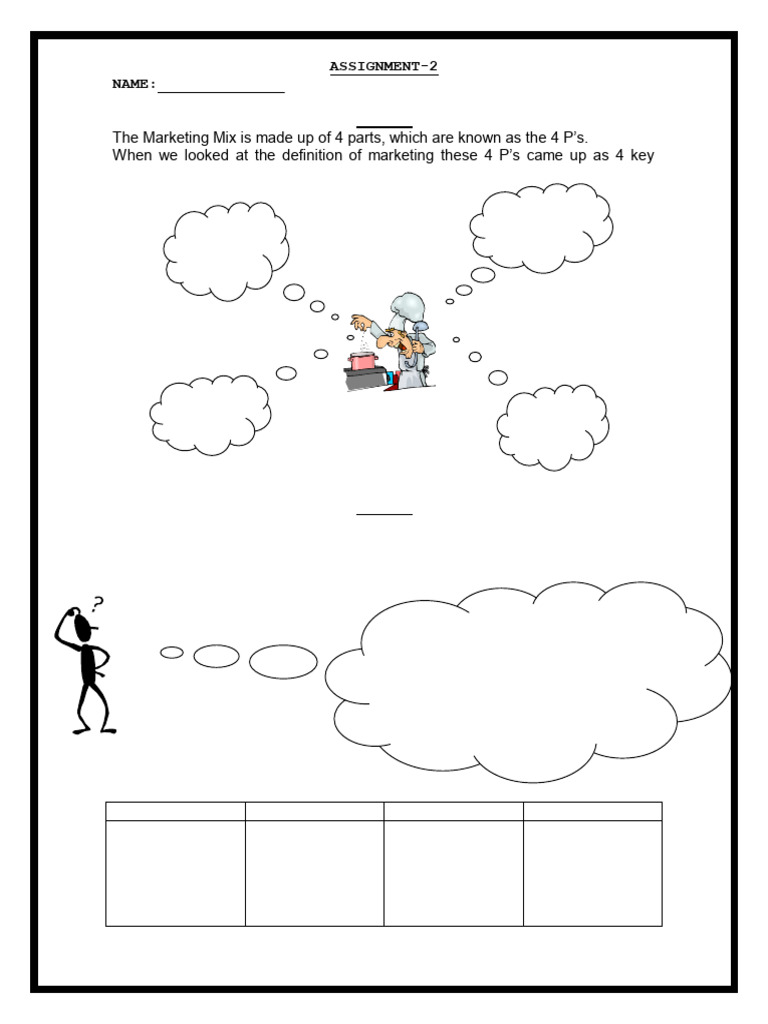 Understanding the Marketing Mix: 4 P's | PDF