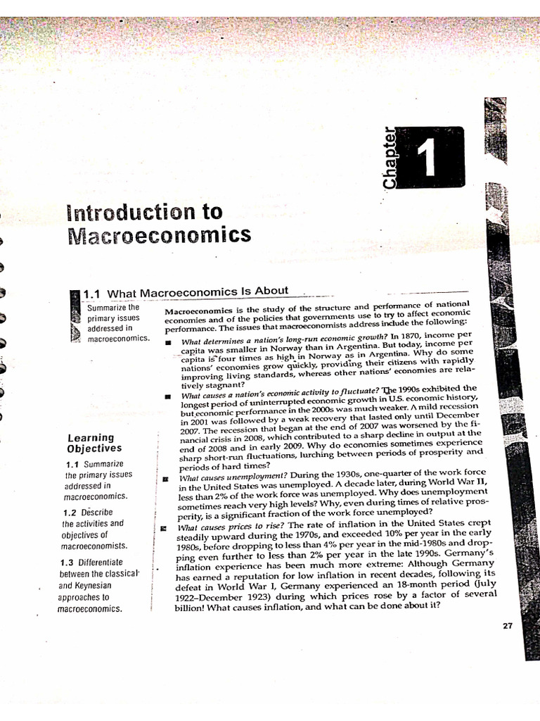 Introduction to Macroeconomics Concepts | PDF | Macroeconomics | Inflation