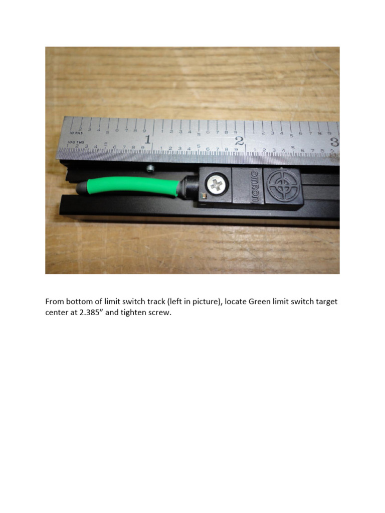 Limit Switch Alignment | PDF