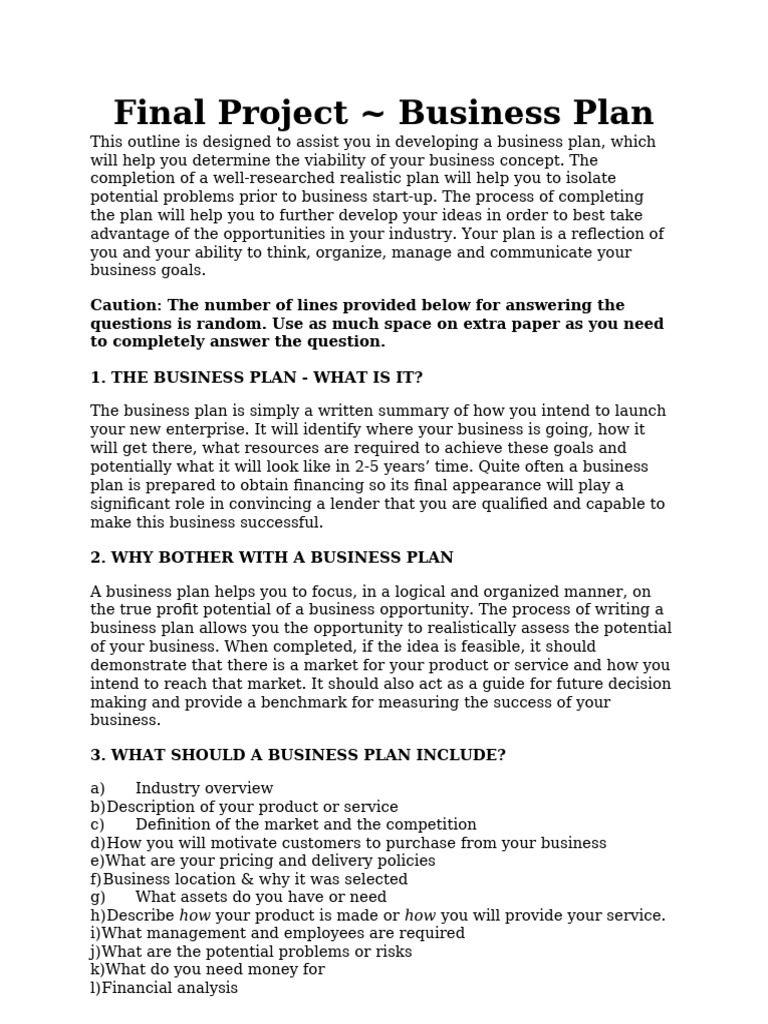 @business Plan Worksheet-Part 1 | PDF | Business | Economies