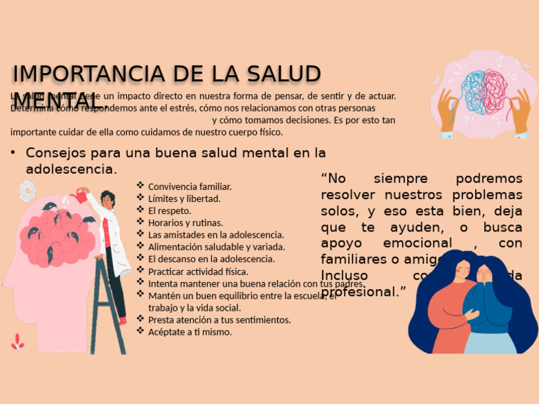 Claves para la Salud Mental Adolescente | PDF