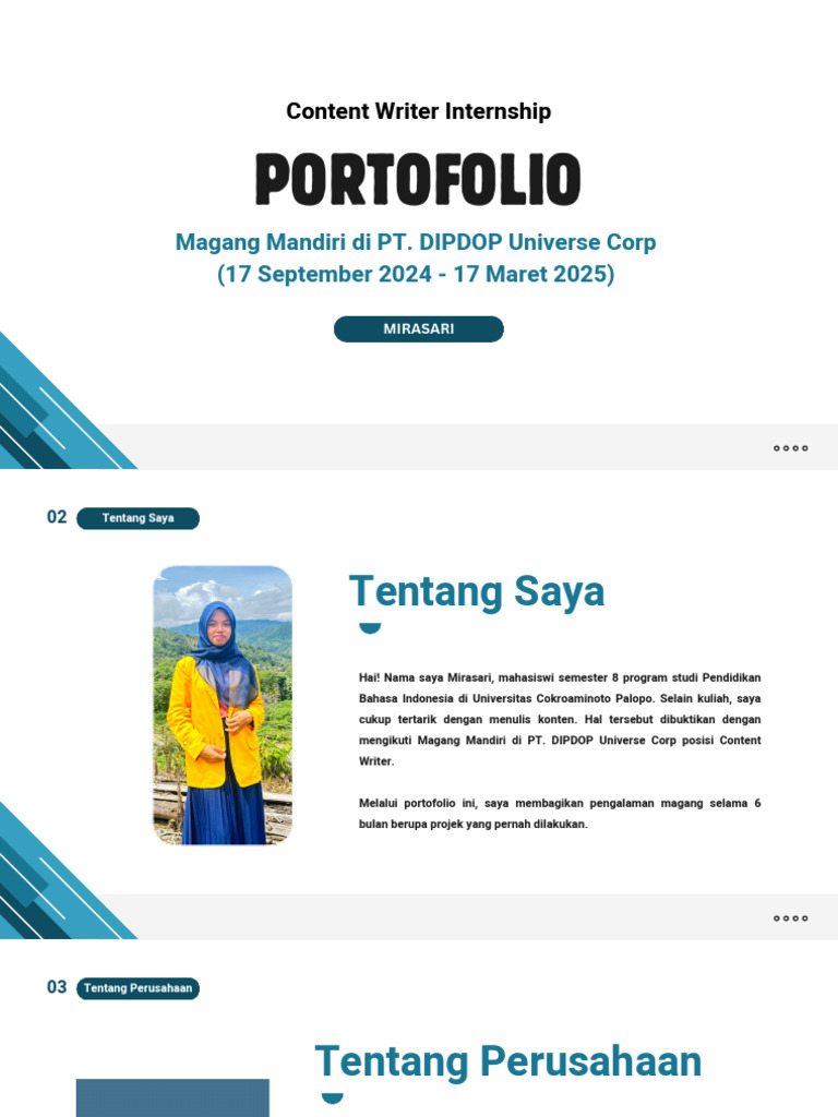 Portofolio Content Writer | PDF