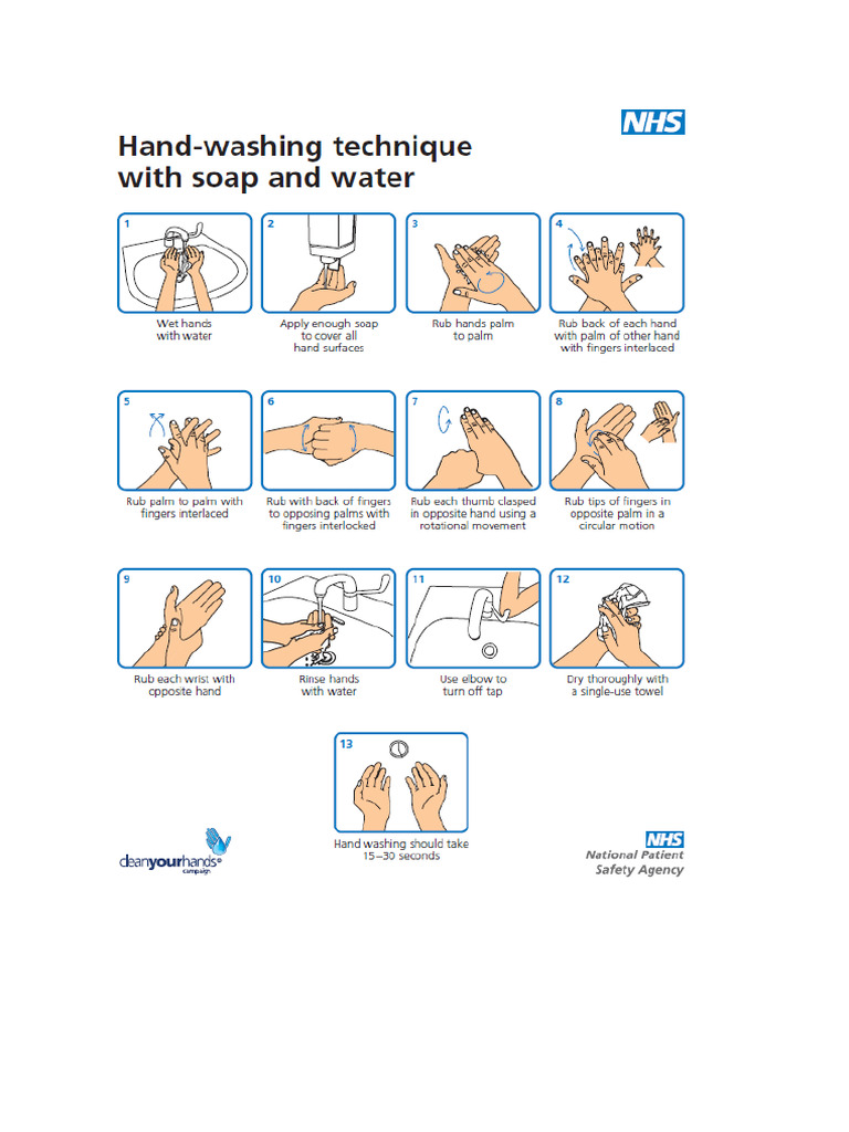 NHS Handwashing Guidance | PDF