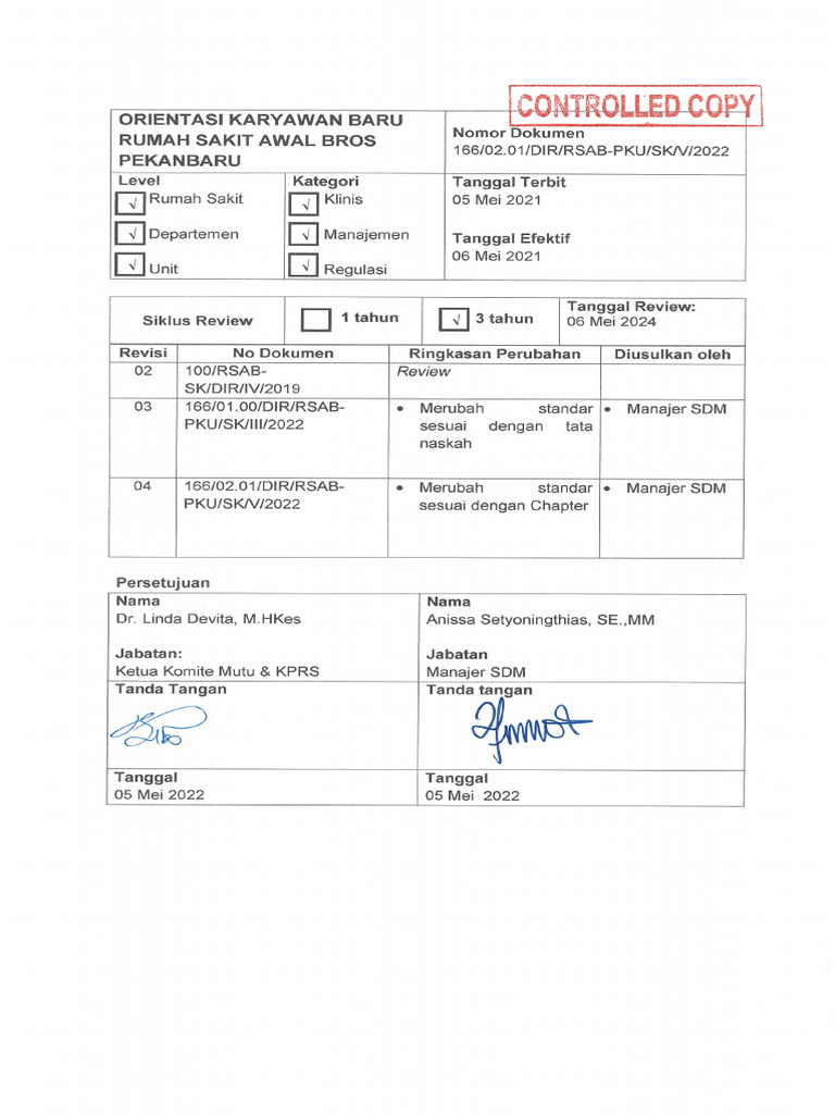 KPS 7 EP 1-SK - Orientasi - Karyawan | PDF