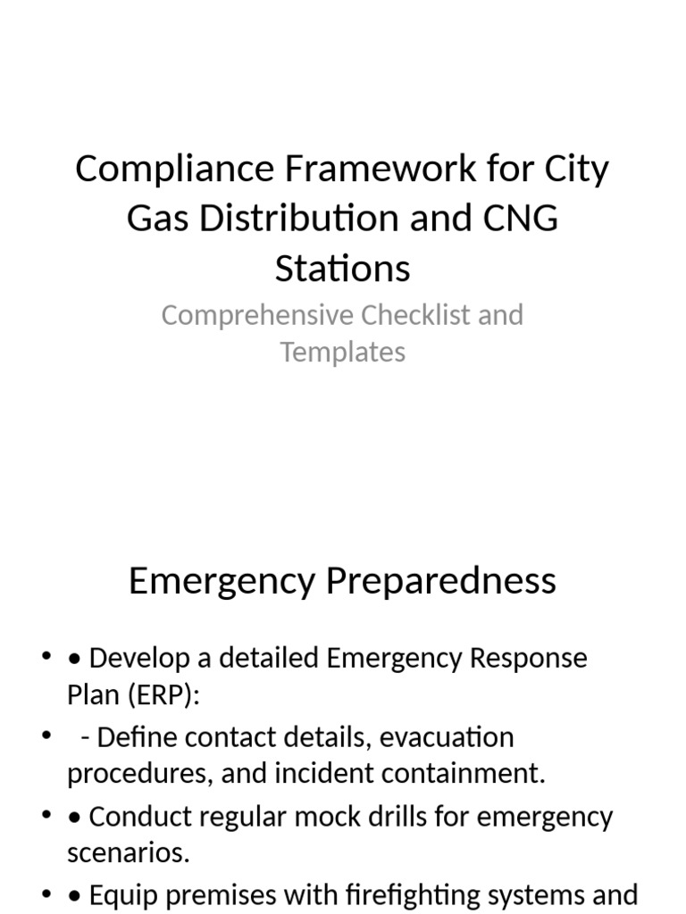 City Gas Distribution Compliance Guide | PDF