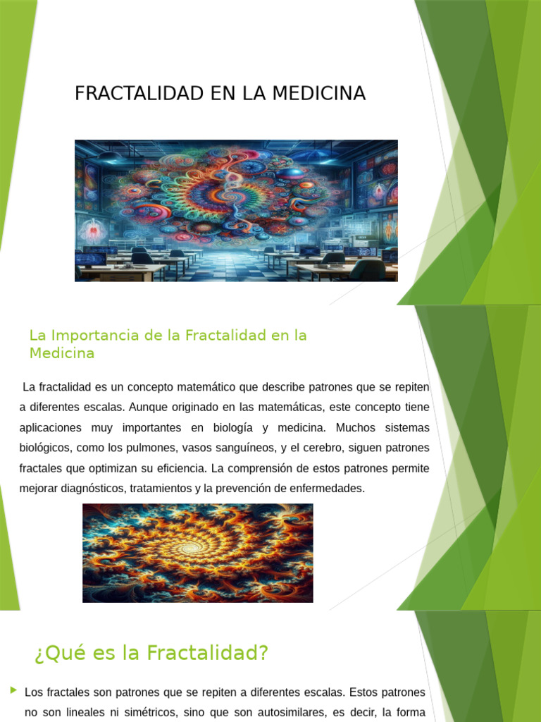 Fractalidad en Medicina y Diagnóstico | PDF | Cáncer | Sistema circulatorio