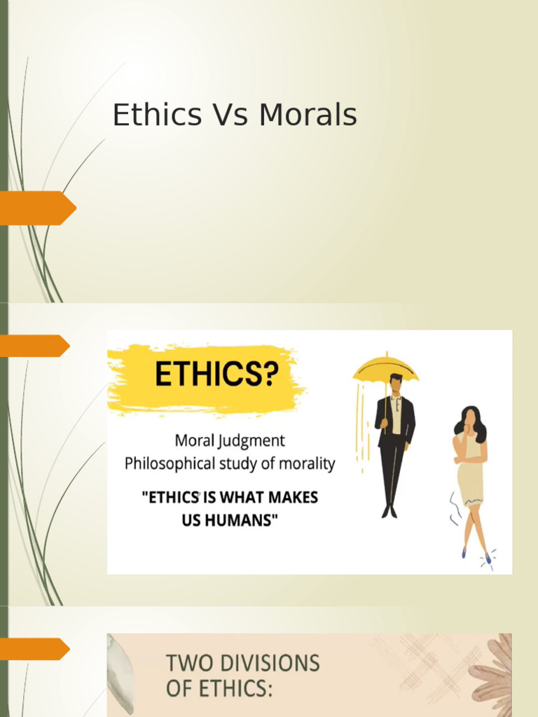 Ethics Vs Morals - PPT 2 | PDF | Morality | Female Genital Mutilation