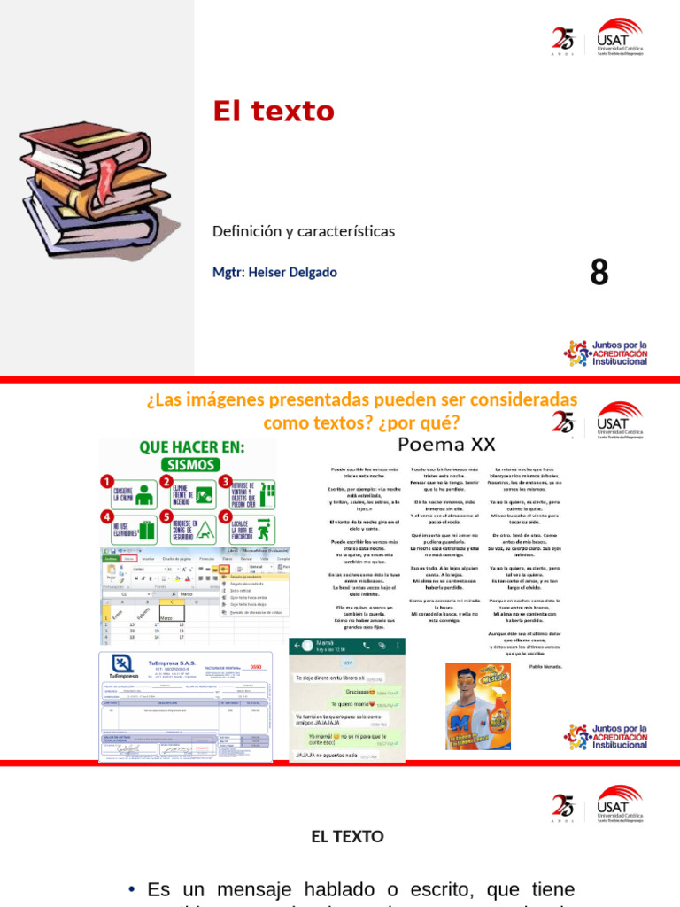 Estructura y características del texto | PDF
